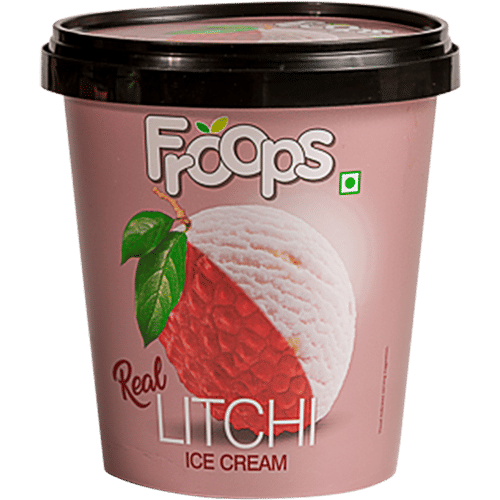 Buy Froops Real Litchi Ice Cream - Rich, Creamy & Fresh, Frozen Dessert ...
