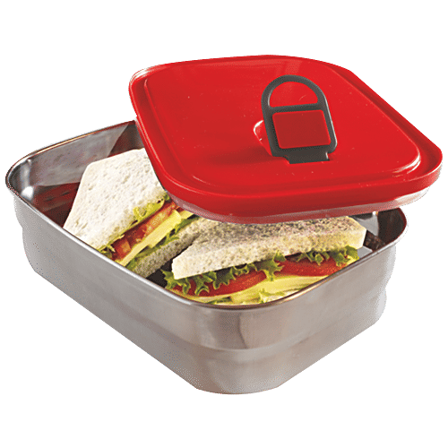Buy Jaypee Plus Air Steel Container - Red Lid, Non-toxic, Leak-proof ...