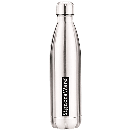Buy Signoraware Aace Single Walled Stainless Steel Fridge Water Bottle ...