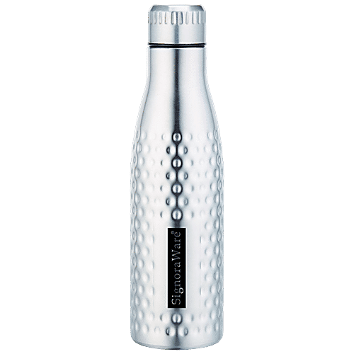 Buy Signoraware Aace Hammered Single Walled Stainless Steel Fridge ...