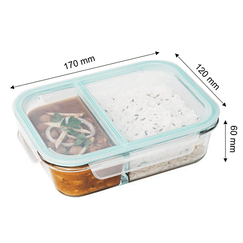 Buy Signoraware Slim High Borosilicate Bakeware Safe Glass Small Lunch ...
