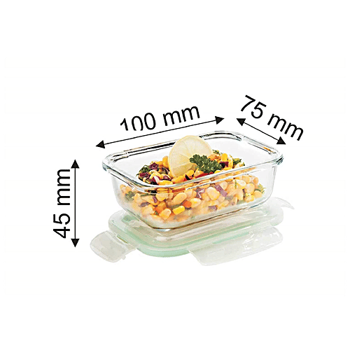 Buy Signoraware Lock N Store High Borosilicate Bakeware Safe Glass ...