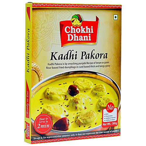 Buy Chokhi Dhani Kadi Pakoda - Ready To Eat, Heat & Serve, Curd & Gram ...