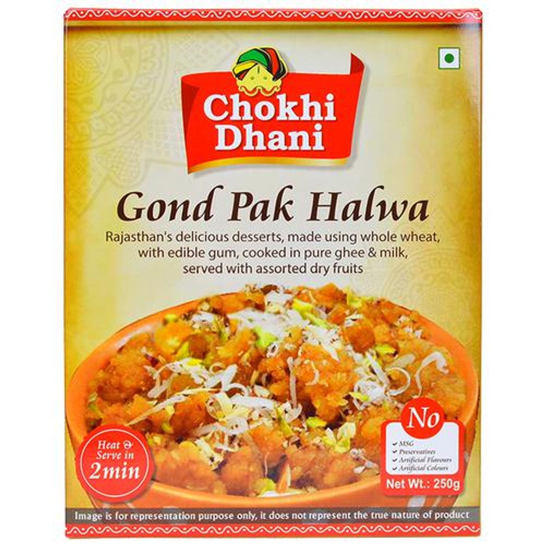 Buy Chokhi Dhani Gond Pak Halwa - Ready To Eat, Heat & Serve ...