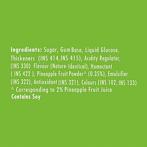 Buy Center Fruit Liquid Filled Chewing Gum - Pineapple Flavour, Tennis Ball Shape Online at Best ...