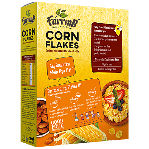 Buy FarrmB Corn Flakes - Rich In Protein & Iron Online at Best Price of ...