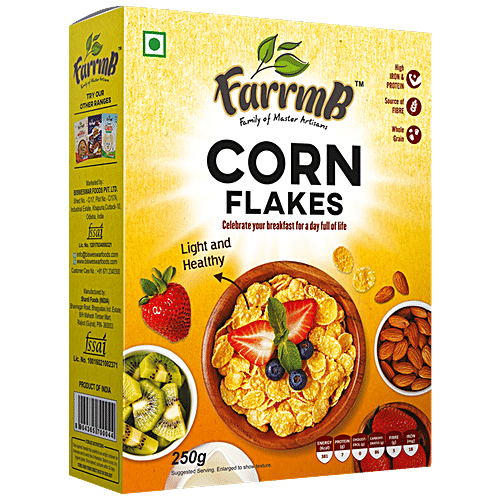Buy FarrmB Corn Flakes - Rich In Protein & Iron Online at Best Price of ...