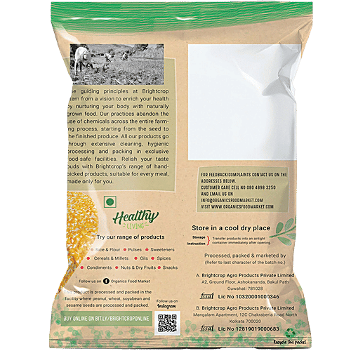 Buy Brightcrop Corn Daliya - Organic, Natural, Indigenous Variety, For ...