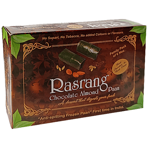 Buy Rasrang Frozen Meetha Paan - Chocolate Almond, Ayurvedic Beeda ...