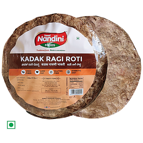 Buy SWAD NANDINI FOODS Kadak Ragi Roti - 10 Nos Online at Best Price of ...