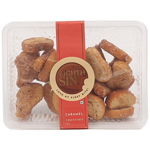 Buy EIGHTH SIN Crostinis - Caramel, Soft, Crisp & Buttery, Yummy Snack ...