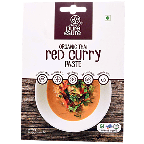 Buy Phalada Pure & Sure Organic Thai Red Curry Paste - Authentic, Fresh ...