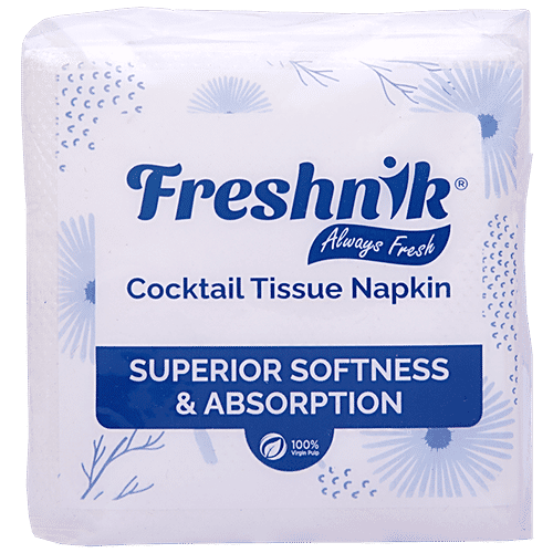 Buy Freshnik Tissues Cocktail Tissue Napkins - 1 Ply Online at Best ...