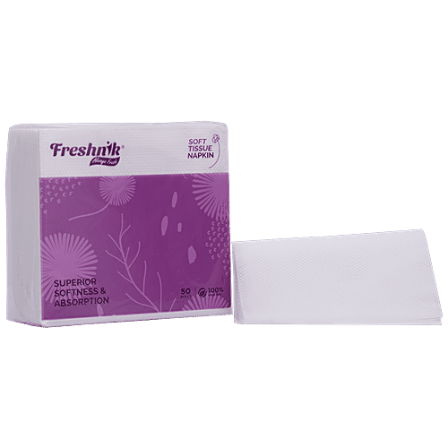 Buy Freshnik Tissues Soft Tissue Napkins /Serviettes - 100% Virgin ...