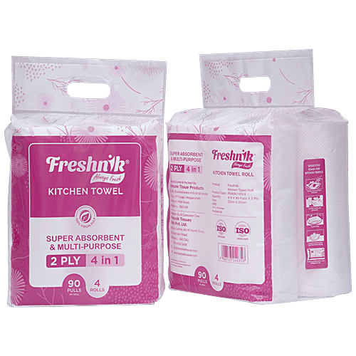 Buy Freshnik Tissues Kitchen Towel - 100% Virgin Paper, Soft ...