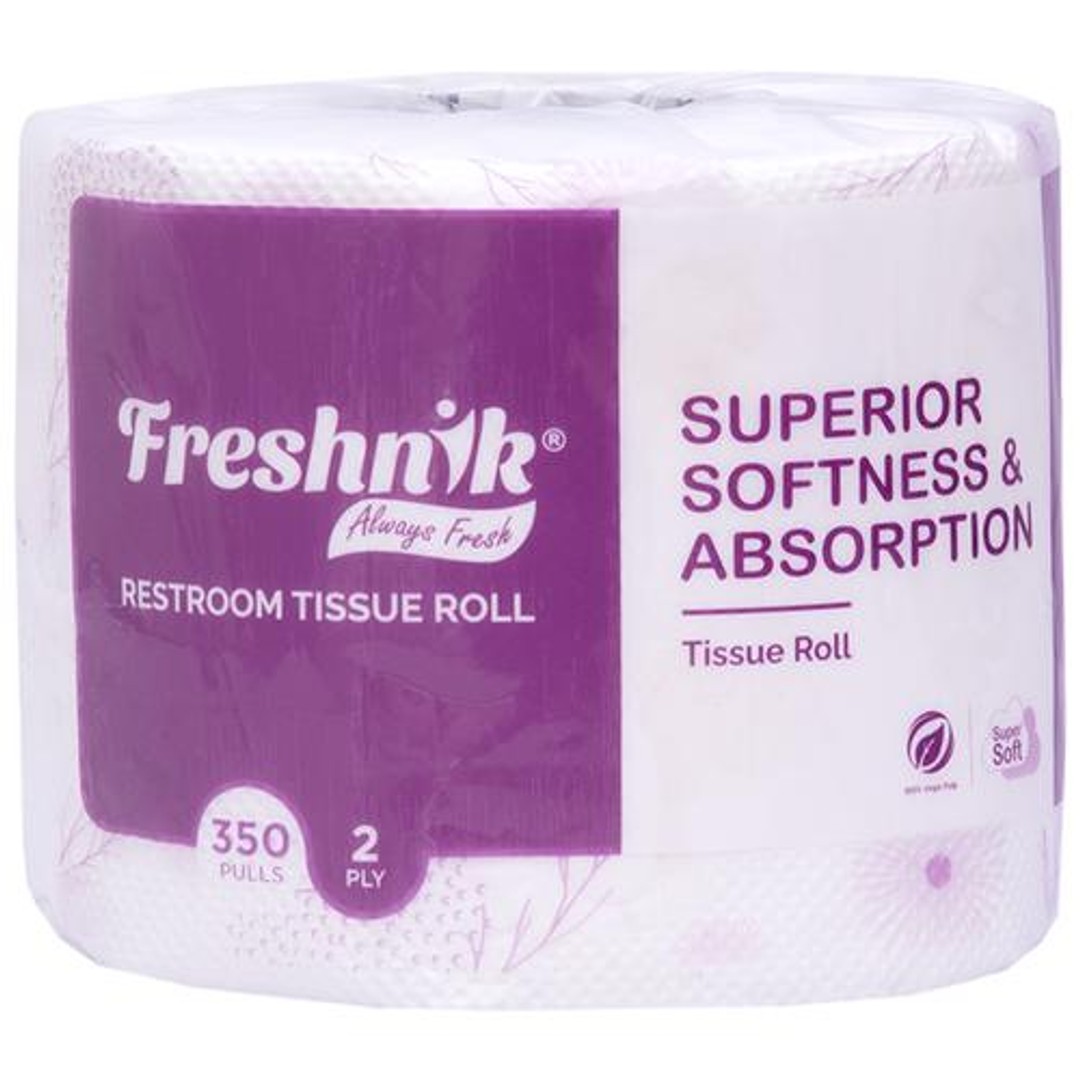 Buy Freshnik Tissues Restroom Tissue Roll - 100% Virgin Paper, Soft ...