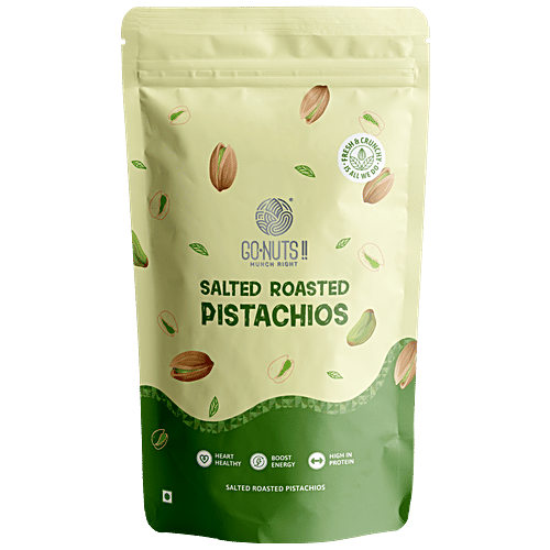 Buy Go Nuts Pistachios Salted Roasted Online at Best Price of Rs 540 ...