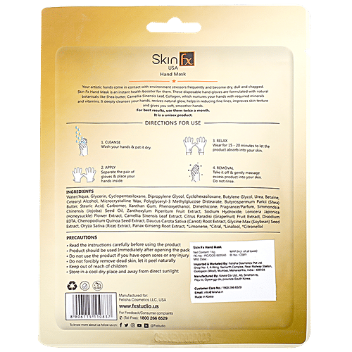 Buy Skin Fx Instant Nourishing & Smoothening Hand Mask Online at Best ...