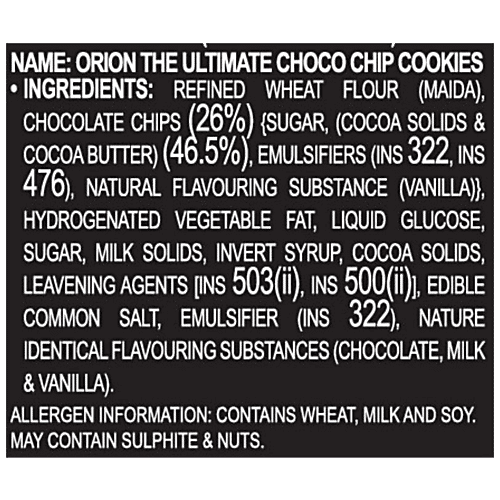 Buy Orion The Ultimate Choco Chip Cookies - Premium Gourmet, Yummy ...