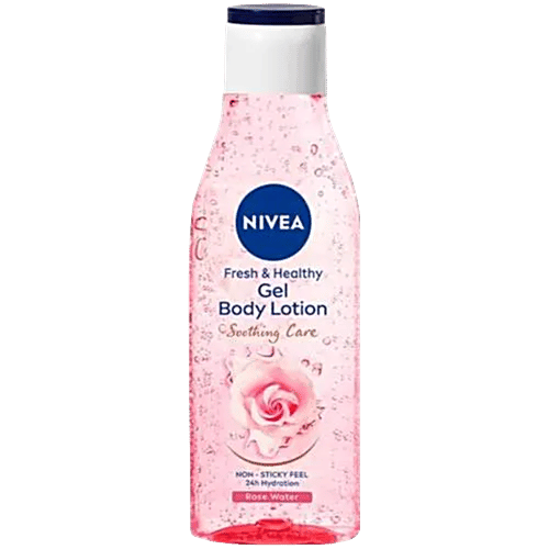 Buy NIVEA Rose Water Gel Body Lotion - Soothing Care, Provides 24H ...