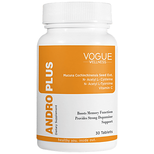 Buy Vogue Wellness Andro Plus Dietary Supplement Tablet - Boosts Memory ...