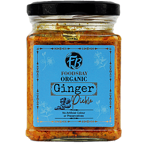 Buy Foodsbay Organic Ginger Pickle - No Artificial Colours Or ...