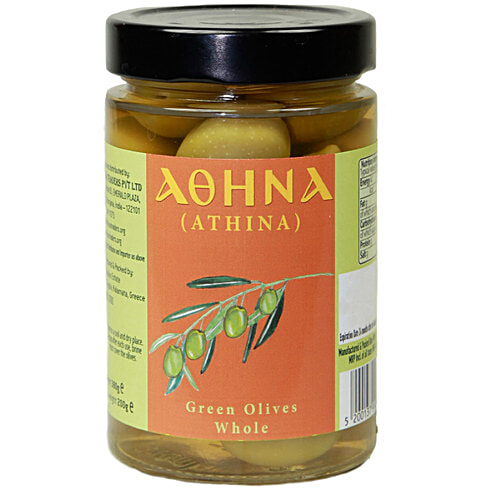 Buy Aohna Green Olives Whole - Hojiblanca Variety Online at Best Price ...