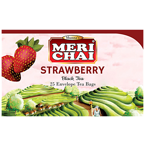 Buy Meri Chai Strawberry Black Tea - Assam Tea With Berry Flavour ...