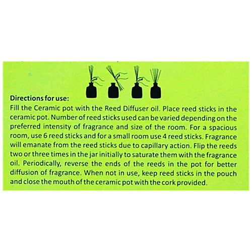 Buy IRIS Apple Cinnamon Reed Diffuser Set - 60 ml diffuser oil, 6 ...