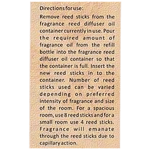 Buy IRIS Amber Rose Reed Diffuser Refill Set - 100 ml diffuser oil, 16 ...