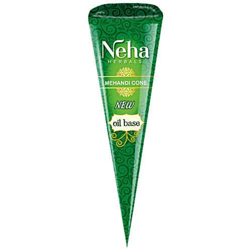 Buy Neha Herbals Mehandi Cone With Oil Base - High Quality, Easy To Use ...
