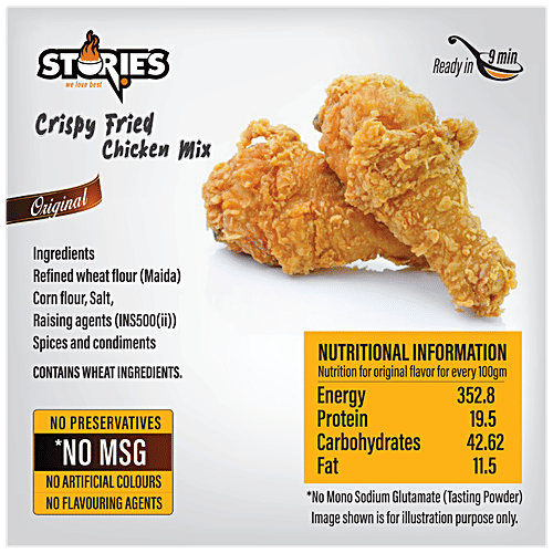 Buy Stories Crispy Fried Chicken Mix - Original, Spices Blended Coating ...