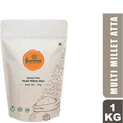 Buy Graminway Multi-Millets Atta - 5 Grains, Gluten Free, For A Healthy ...