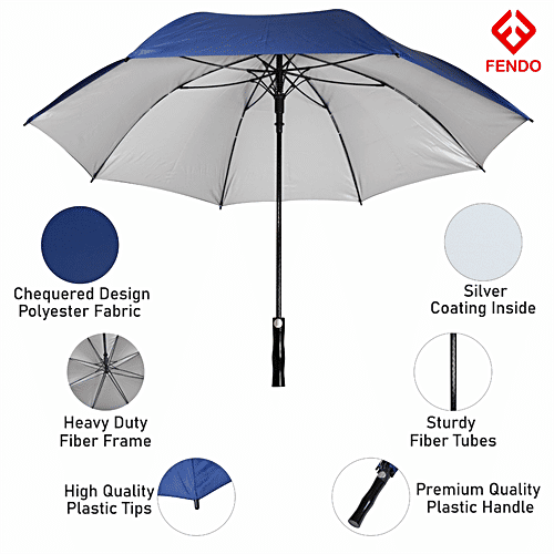 Buy Fendo Golf Umbrella - Auto Open, 73 cm, Navy Blue Online at Best ...