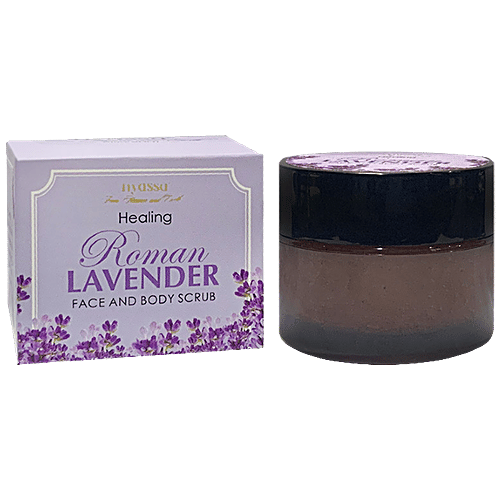 Buy Nyassa Roman Lavender Face & Body Scrub - Exfoliating, Soothing ...