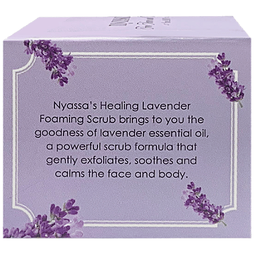 Buy Nyassa Roman Lavender Face & Body Scrub - Exfoliating, Soothing ...
