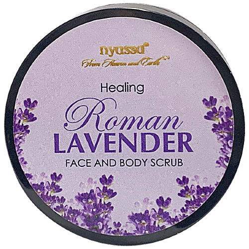 Buy Nyassa Roman Lavender Face & Body Scrub - Exfoliating, Soothing ...