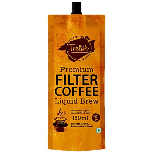 Buy Trelish Filter Coffee Liquid Brew - Ready To Use Concoction, From ...