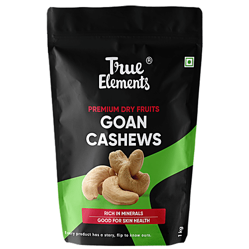 Buy True Elements Goan Cashews - Premium Dry Fruits, Rich In Minerals ...