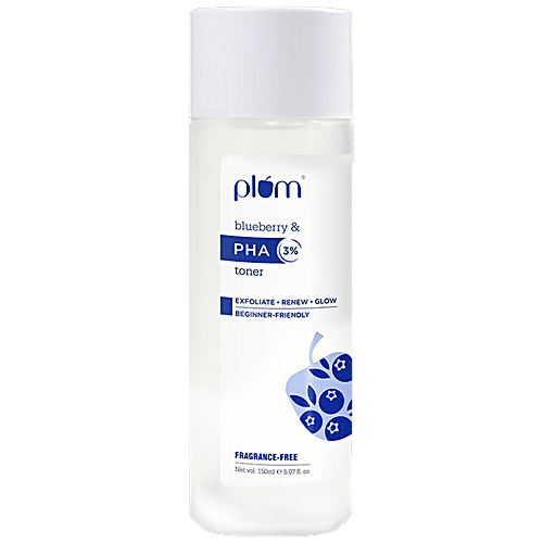 Buy Plum 3% PHA & Blueberry Toner - Vegan, Exfoliating, Beginner ...