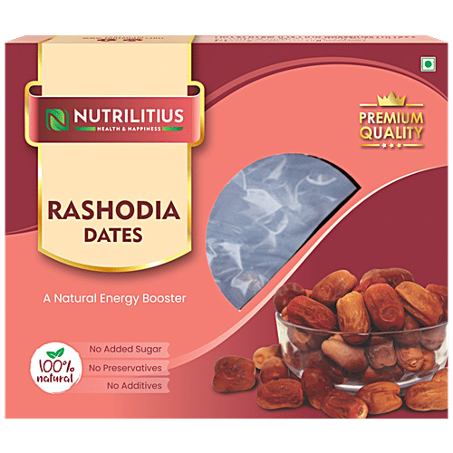 Buy Nutrilitius Rashodia Dates - Rich In Nutrients Online at Best Price ...