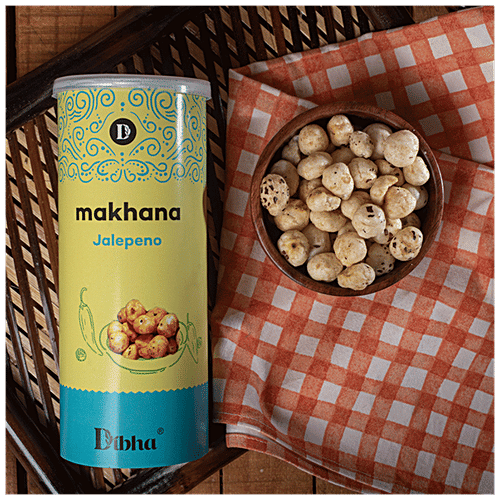 Buy Dibha Jalapeno Makhana Fox Nut - Healthy Snack, Rich In Protein ...