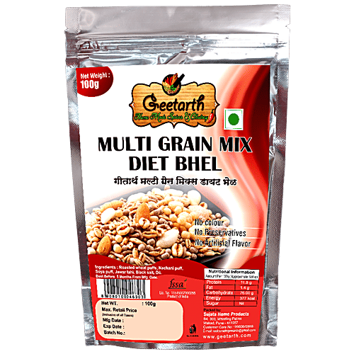 Buy GEETARTH Roasted Multigrain Mix Diet Bhel - High Fibre, Protein ...