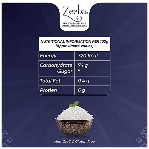 Buy Zeeba Classic Basmati Rice - Pure Authentic & Delicious Taste ...