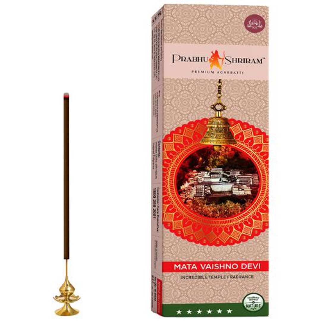 Buy Prabhu Shriram Temple Series Mata Vaishno Devi Premium Incense ...