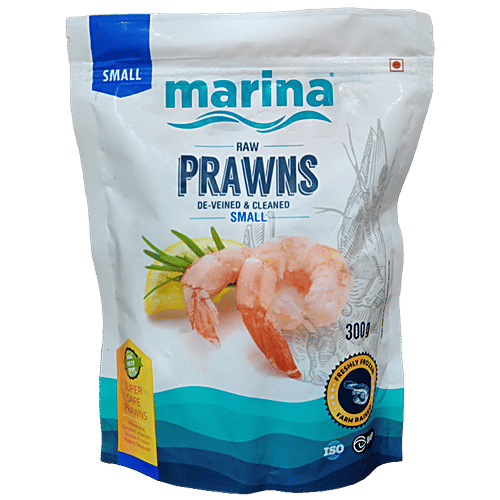 Buy Marina Raw Prawns - Small, De-veined & Cleaned, Premium Quality ...