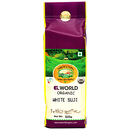 Buy Elworld Organic White Suji - Rich In Nutrients Online at Best Price ...
