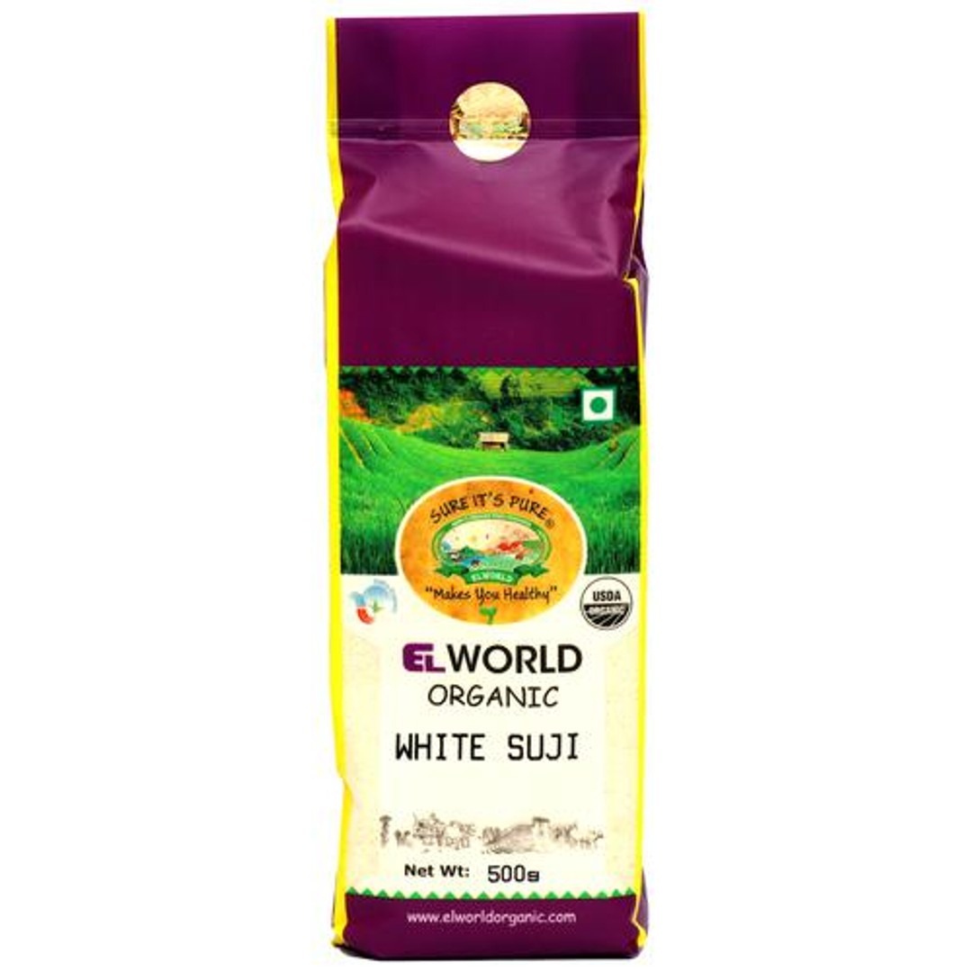 Buy Elworld Organic White Suji - Rich In Nutrients Online at Best Price ...