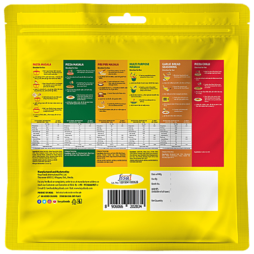 Buy Keya Tastemaker Masala Super Pack - Pasta, Multipurpose, Pizza ...