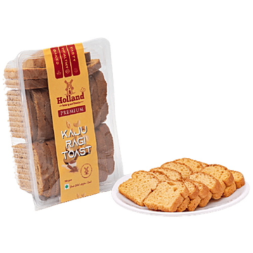 Buy Holland Bakery & Snacks Premium Kaju Ragi Toast - Teatime Snack ...